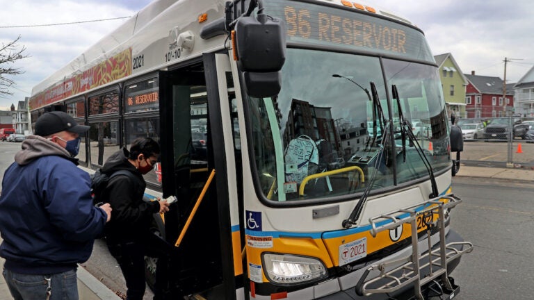 A new MBTA bus facility in Quincy will be the first to service an ...